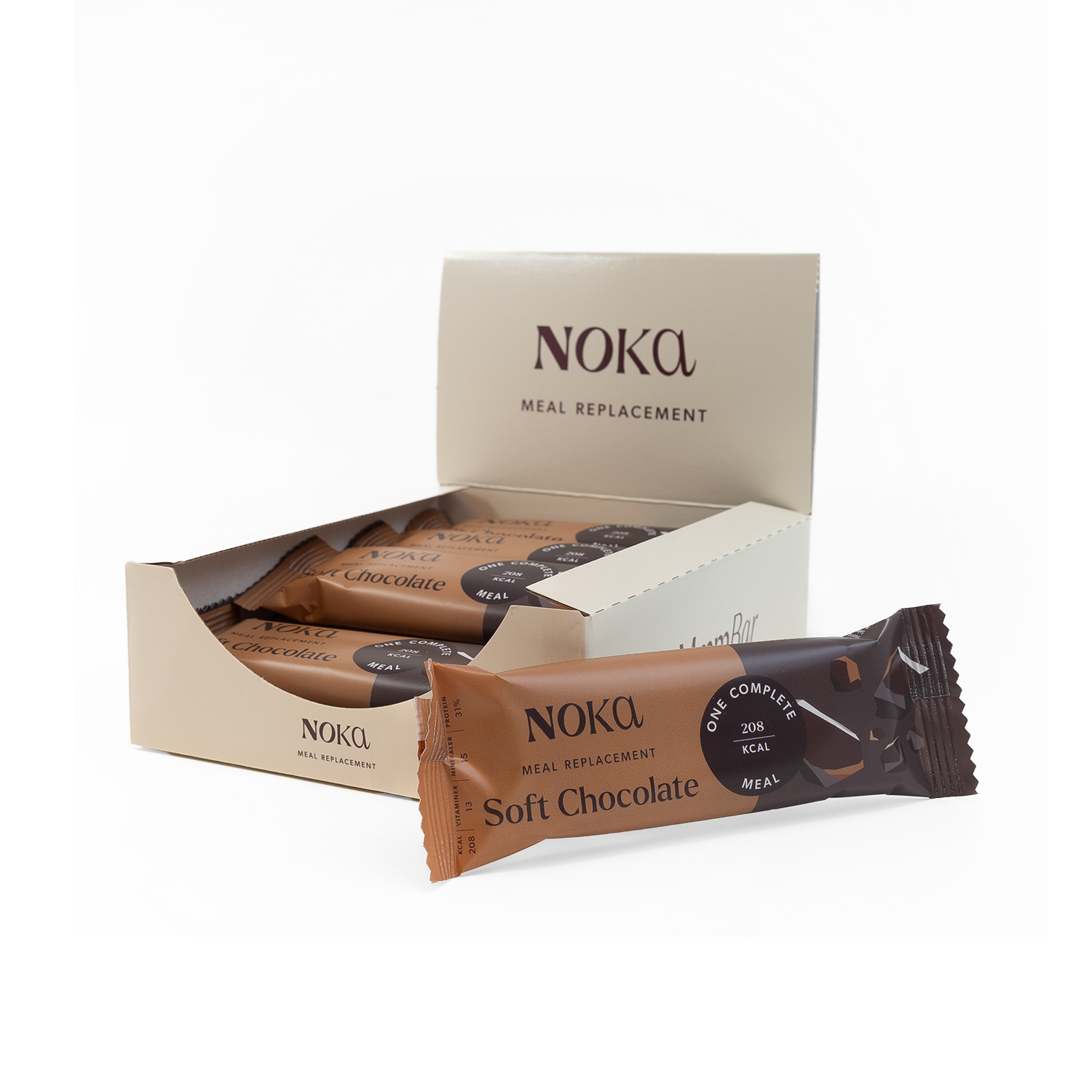 NOKA Meal Replacement Soft Chocolate 12x60g | Nokalife.no